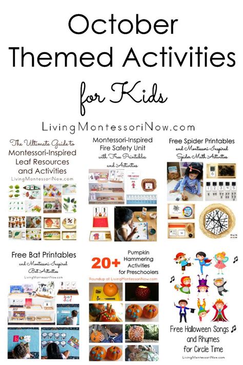 October Printable Activities