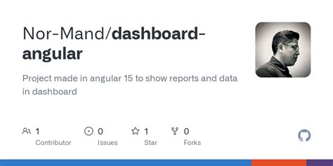 GitHub Nor Mand Dashboard Angular Project Made In Angular To Show Reports And Data In