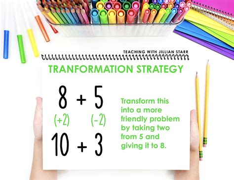 Top Addition Strategies The Transformation Strategy Teaching With Jillian Starr