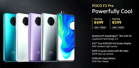 Poco F Pro With Qualcomm Snapdragon Soc Launched Price And Specifications In Nepal Ict Byte