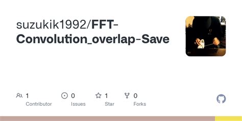 Github Suzukik1992fft Convolutionoverlap Save