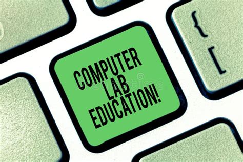 Conceptual Hand Writing Showing Computer Lab Education Business Photo