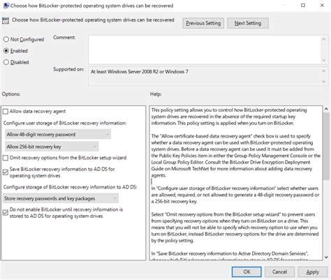 How To Turn On Bitlocker Encryption Without Tpm Configuration Manager