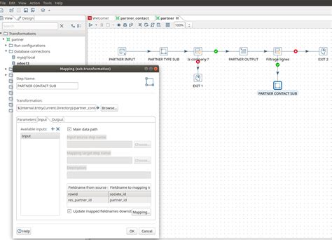 Pentaho How To Use Table Input With Mark Stack Overflow