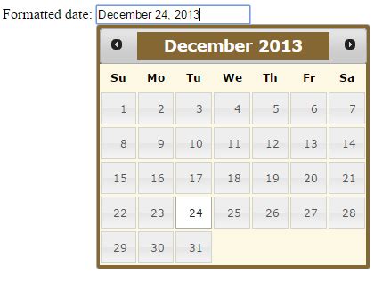 JQuery UI Datepicker Calendar With Examples