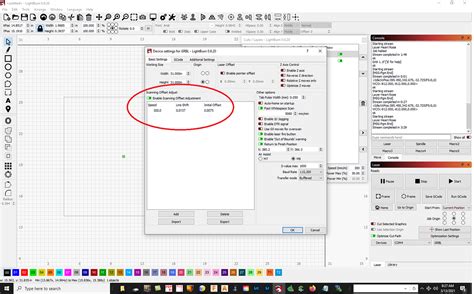 Scanning Offset Adjustment Help LightBurn Software Questions