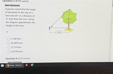 [answered] Question 5 8 33 Points Basic Trigonometry A Person Noted