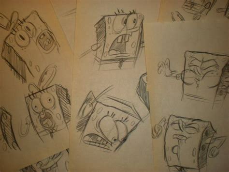 Spongebob Sketches 003 Spongebob Sketches Art