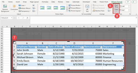 5 ways to save a table as an image in microsoft excel how to excel