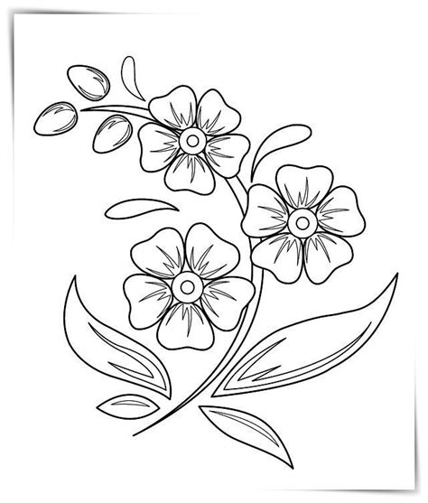 Flores Dibujos Wallpaper A4 Dibujos Bordado Mexicano Patrones
