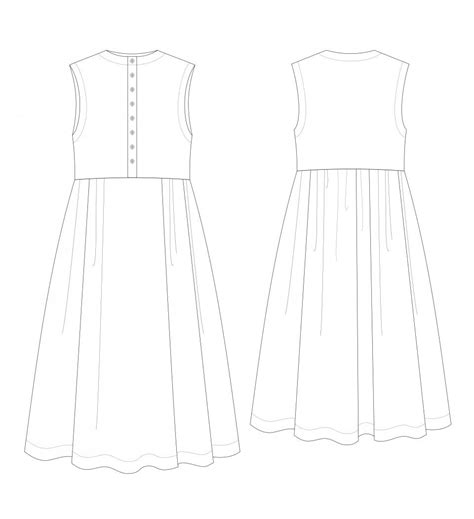 Готовые выкройки для шитья Платье женское 23 19 купить онлайн — Zakatov Patterns