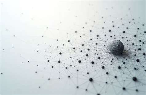 Complex Neural Network Diagram Shows Intricate Connections Data Patterns Monochrome Abstract