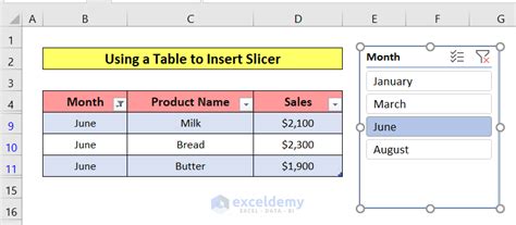 How To Insert A Slicer In Excel Methods ExcelDemy
