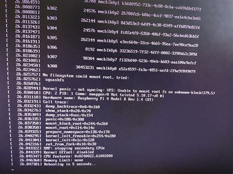 kernel panic not syncing vfs unable to mount root fs on unknown