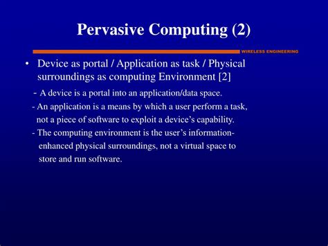 Ppt Pervasive Computing Powerpoint Presentation Free Download Id