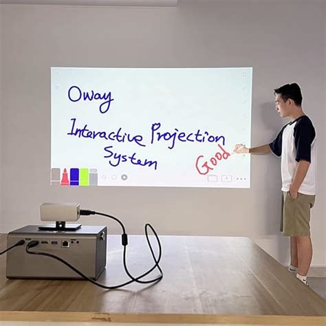 Interactive Projector Whiteboard Digital Electronic Smart Classroom Board Mini Portable
