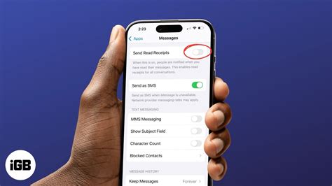 How To Turn Off Read Receipts On IPhone In IOS