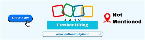 Zoho Software Developer Recruitment Amazing Opportunity For Freshers