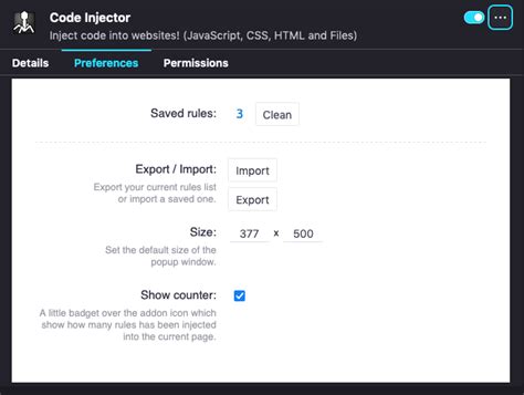 Bug Not Able To Add A New Rule In Firefox When Icon Is Inside Of The Overflow Menu Issue