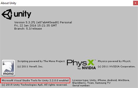 Visual Studio Tools For Unity Visual Studio Blog