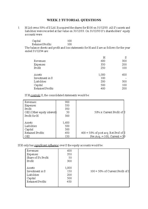 7005 week 2 tutorial questions week 2 tutorial questions h ltd owns