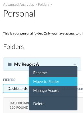 Sharing Advanced Analytics Personal Folders Netskope Knowledge Portal