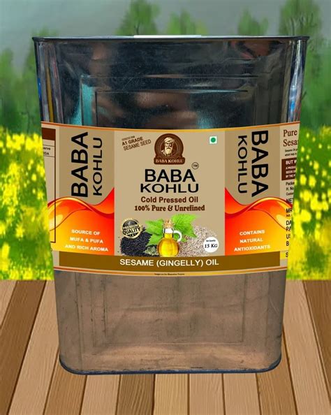 15kg Baba Kohlu Cold Pressed Sesame Oil At ₹ 600litre New Delhi Id