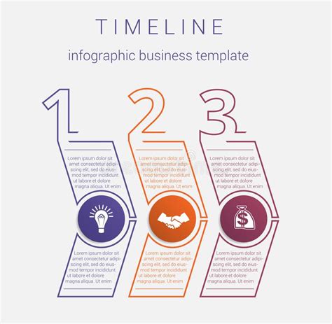 Cronolog A Plantilla Del Negocio De Infographic Flechas Horizontales Posiciones Visualizaci N