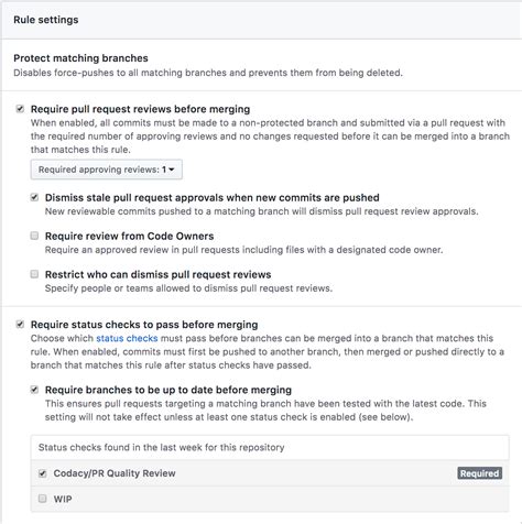 Github Configure Codacy To Review All Branches Of A Monitored Branch