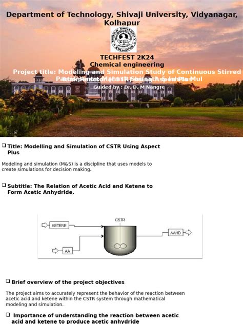 Aspenplusproject Pdf Chemical Reactor Chemical Kinetics