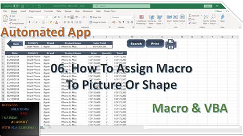 How To Assign Macro To Picture Or Shape Macro And Vba Series