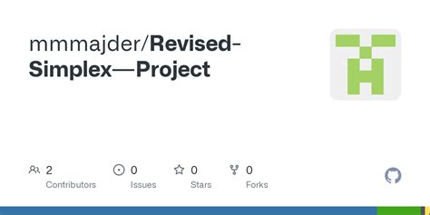 github mmmajder revised simplex project