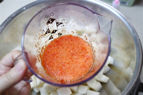 파프리카를 이용한 아기김치 아기깍두기만들기