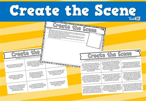 Create The Scene Teacher Resources And Classroom Games Teach This
