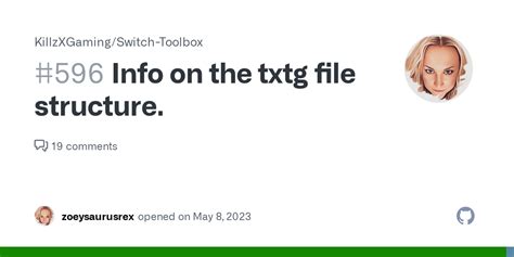 Info On The Txtg File Structure Issue KillzXGaming Switch Toolbox GitHub