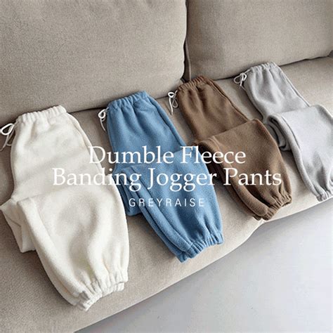 뽀글이겨울필수템🔥 덤블플리스밴딩조거팬츠 4color 도톰포근스트링롱후리스양털캠핑공항룩파자마윈터봄가을트레이닝pt 에이블리