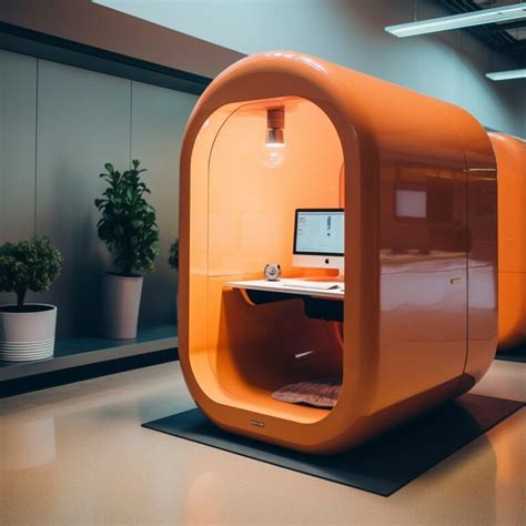 Acoustic Office Booths And Pods For Self Isolation In Workplaces
