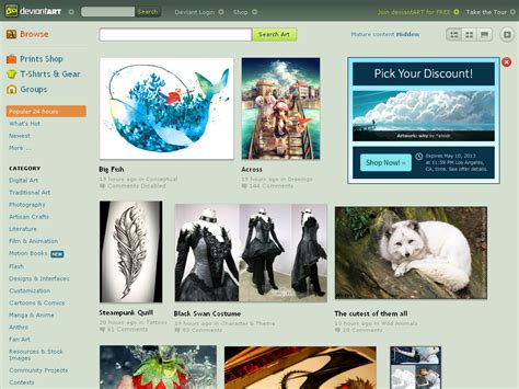 Deviantart Com DeviantArt Discover The Largest Online Art