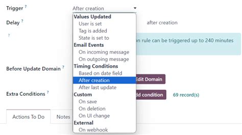 Automation Rules Odoo 17 Odoo Tricks And Tips