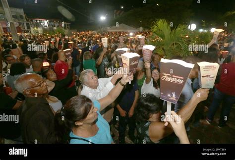 Serrinha Bahia Brazil April 6 2023 Fogareu Procession Marks Holy