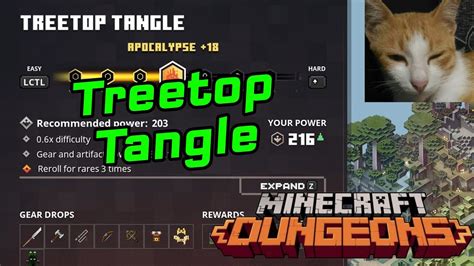 I Am Still Recovering Treetop Tangle Minecraft Dungeons YouTube