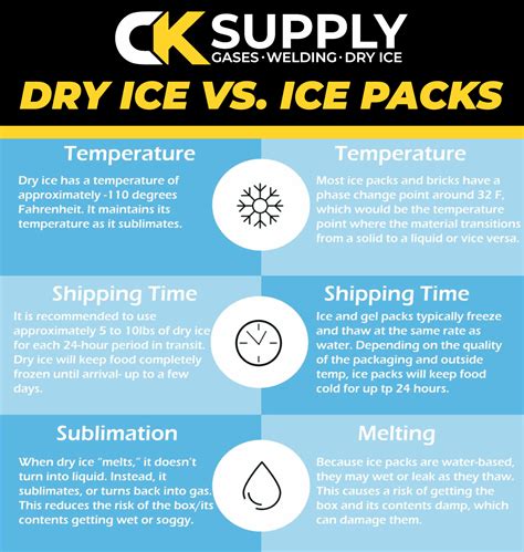 Dry Ice Vs Ice Packs Which Cooling Solution Fits Your Needs Ck Supply