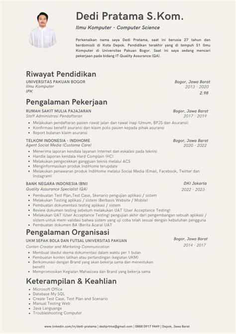 dedi pratama on linkedin opentowork qualityassurance qa
