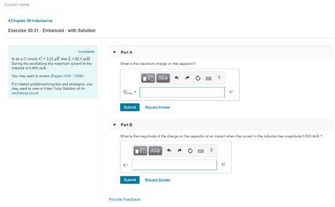 Solved Course Home Chapter 30 Inductance Exercise 30 31