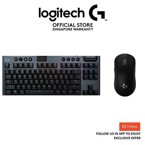 Logitech G Lightspeed Bundle G Tkl Lightspeed Wireless Keyboard G Pro X Superlight Wireless