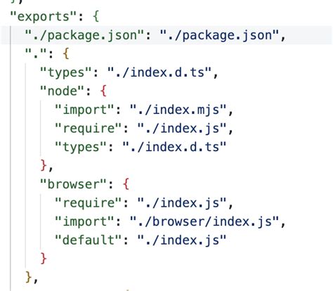 RN And Node Is Missing Package Json In Export Field In Package Json Issue
