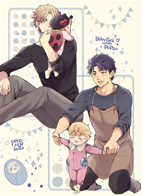 Dio Brando Giorno Giovanna And Jonathan Joestar Jojo No Kimyou Na Bouken And 1 More Drawn By