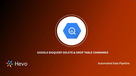 Learn How To Setup Bigquery Delete Table And Drop Table Commands