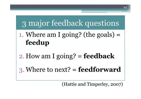 Does Your Feedback Feed Forward Ppt