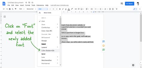 How To Add Fonts To Google Docs
